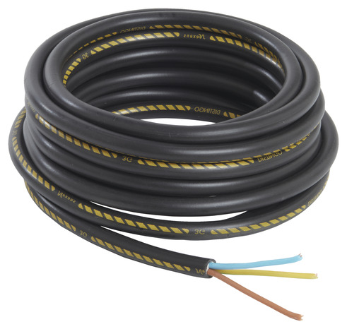Câble électrique R2V 3G2,5 mm² noir - 5 m - Brico Dépôt