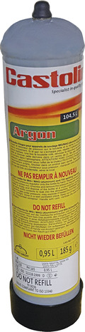 Bouteille argon pour appareils de soudage - 110 L - Brico Dépôt
