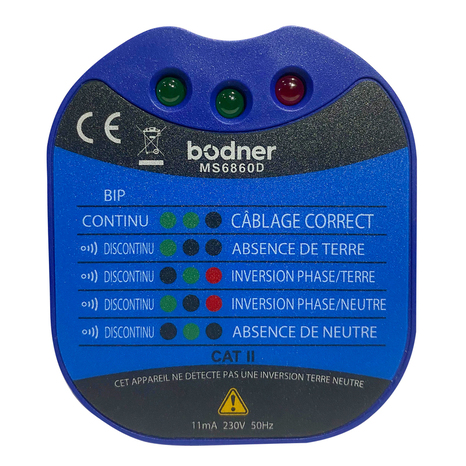 Lot multimètre 18 calibre CAT III / 600 V + Testeur de prises - Brico Dépôt