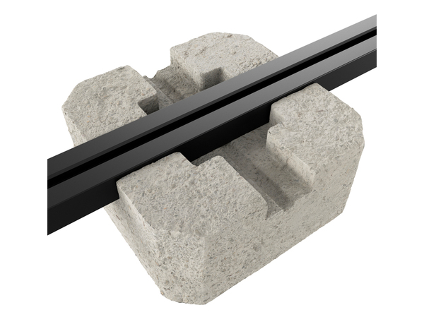 Lambourde aluminium "Neva" L. 3.01 m x l. 51 mm x EP. 29 mm - Brico Dépôt