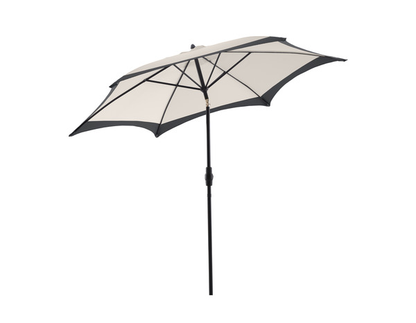 Parasol écru/noir 3 m "Tilsa' - Brico Dépôt