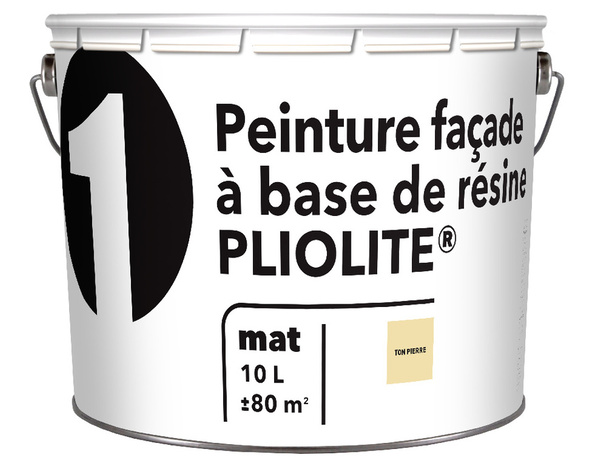 Peinture façade pliolite ton pierre 10 L - Brico Dépôt