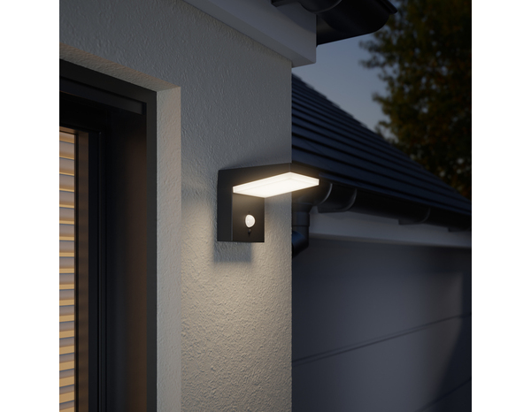 Applique solaire detection IP44 5000K H. 18 cm - Brico Dépôt