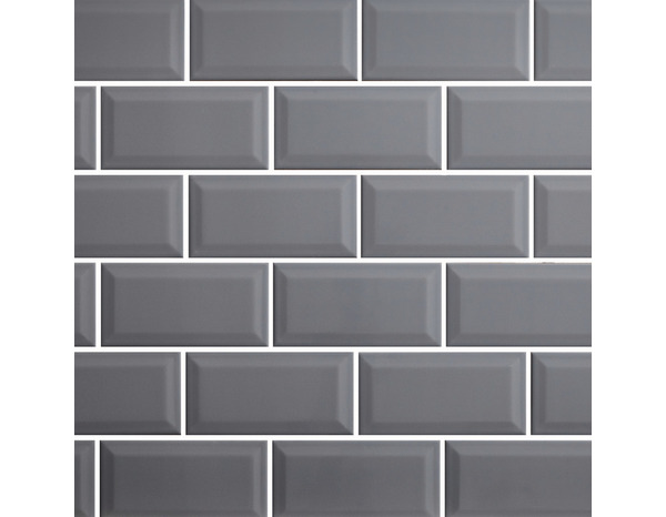 Carrelage mural "Trentie" gris - l. 10 x L. 20 cm - Brico Dépôt