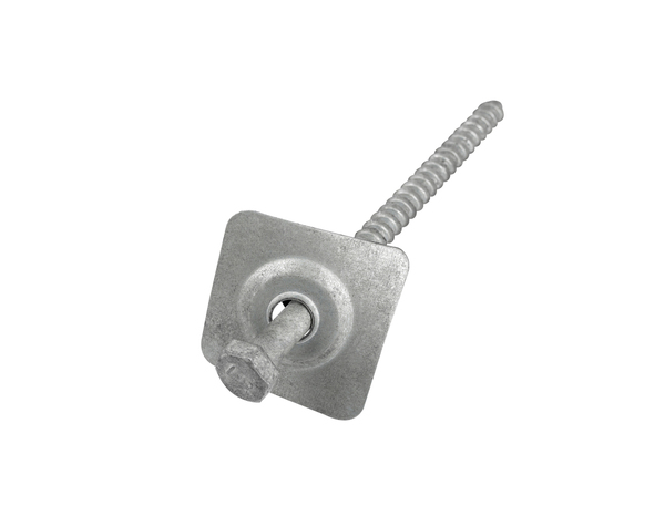 Kit de 25 tirefonds autoforants 8 x 135 mm acier avec isolants et ...