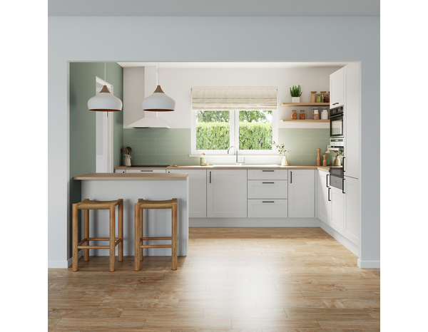 Cuisine "Florie" blanc mat - Brico Dépôt