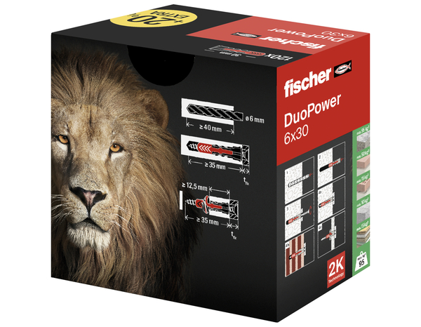 Cheville 6 x 30 - Brico Dépôt