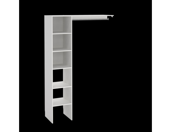 Kit dressing blanc "Gabel” - H. 200 x L. 130 x P. 45 cm - Brico Dépôt